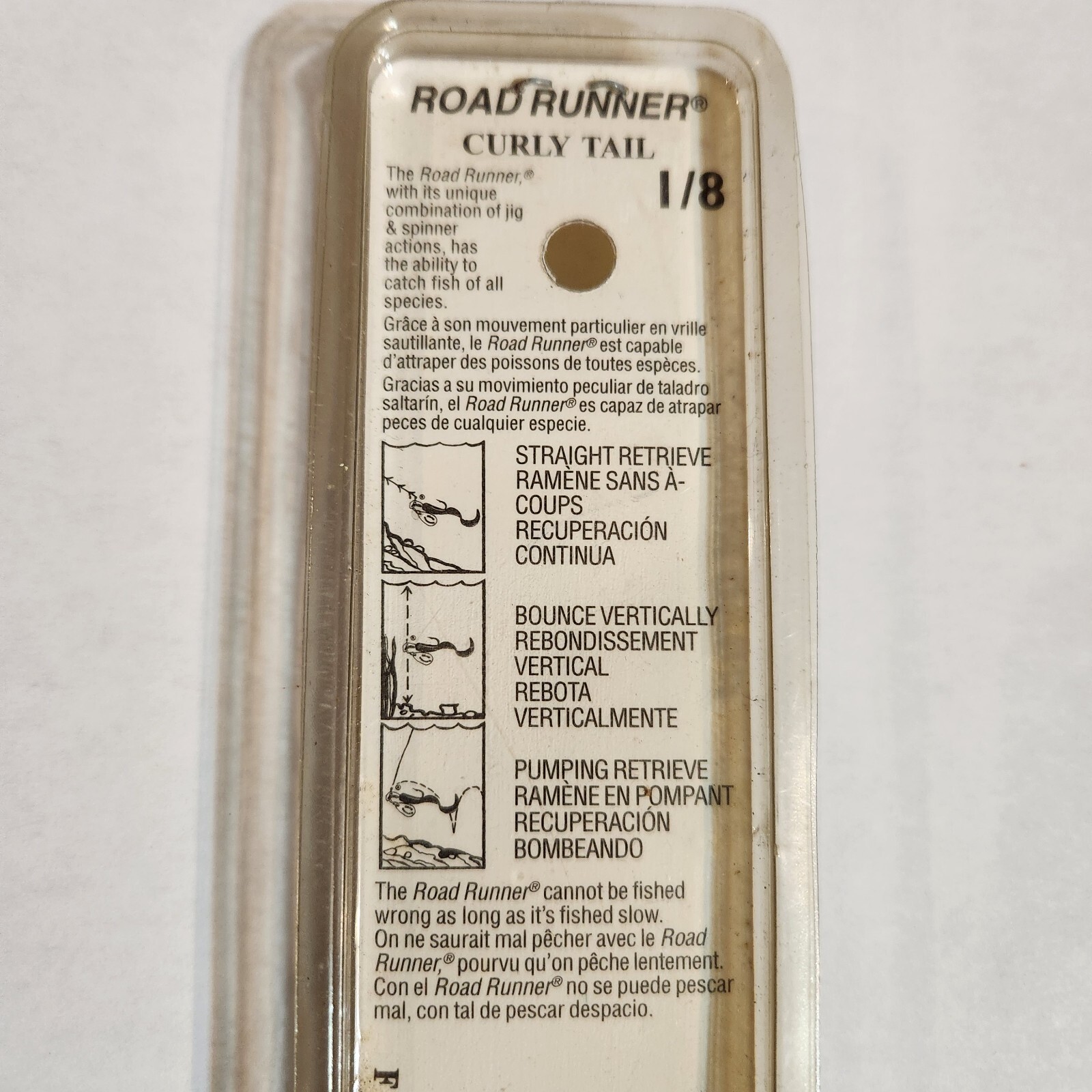 Original Blakemore Road Runner Culy Tail Jig 1/8 Oz Collectors Item ...