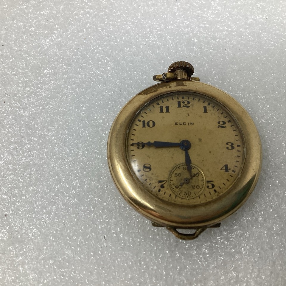 elgin gold pocket watch Running Pw53 | eBay