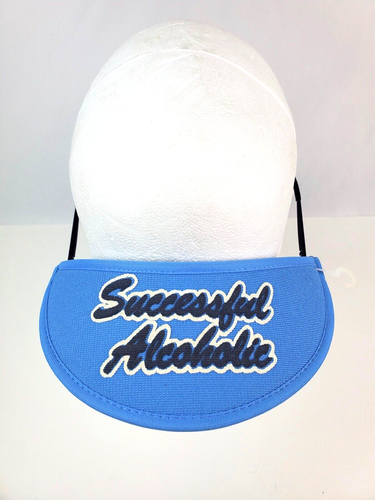 1980's Slip-On Sun visor Funny saying Successful Alcoholic blue slip-on ...
