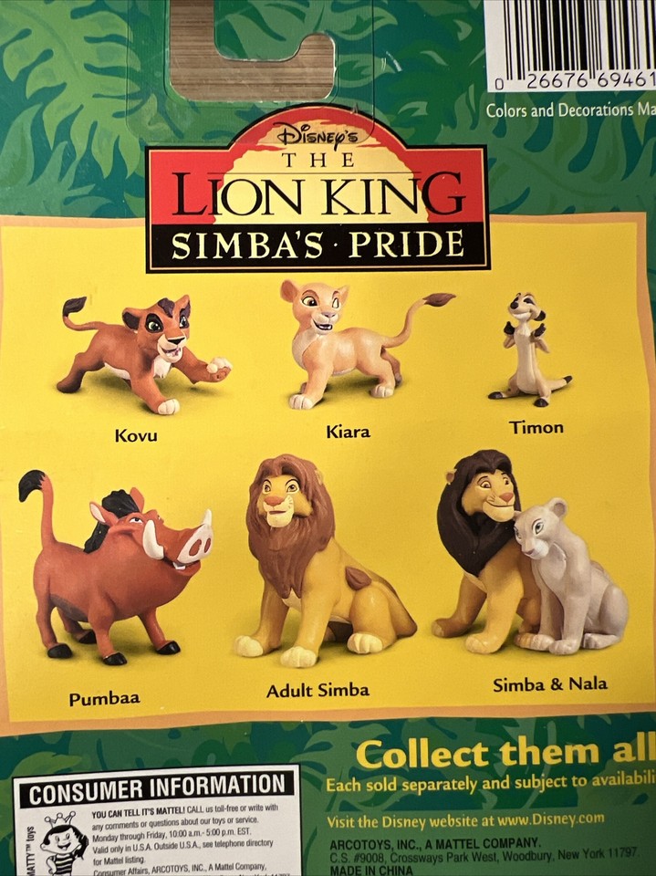 Disney The Lion King Simba's Pride Simba and Nala Figures Proud Parents ...