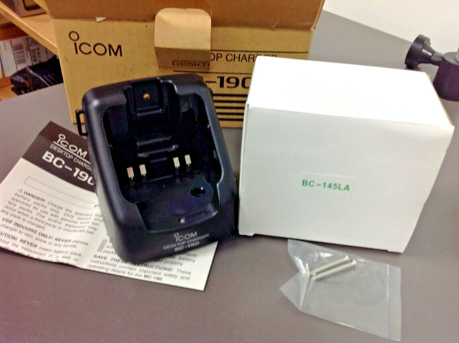 ICOM BC-190 Charger for IC-F50 IC-F60 IC-F50V and others for sale ...