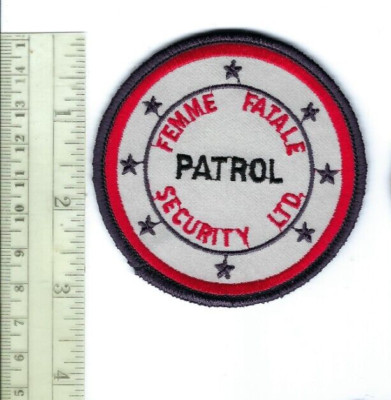 *RARE* Femme Fatale Security LTD. UK UNITED KINGDOM Patrol patch - NEW ...