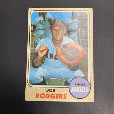 1968 Topps Bob Rodgers # 433 California Angels Baseball Card | eBay