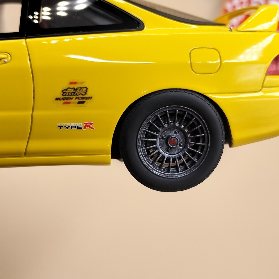 OTTO 1/18 Honda Integra Type R DC2 Yellow Customized resin model OTM717 ...