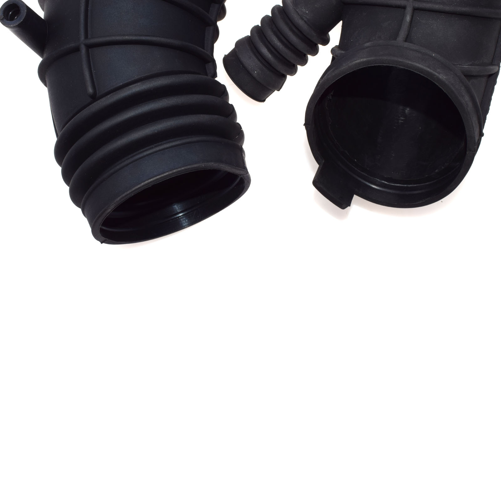 2Pcs Throttle Body Air Intake Boot Hose Kit for BMW E46 M54 325Ci 325i ...