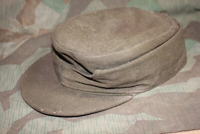 ORIGINAL WW2 GERMAN M43 FELDMUTZE STYLE FIELD CAP MODIFIED WH SS ...