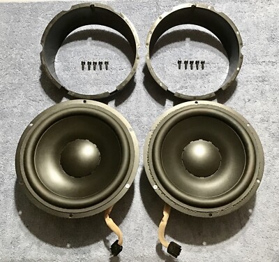 Volvo OEM Dynaudio High Performance Premium 8" Door Speaker Set fits ...