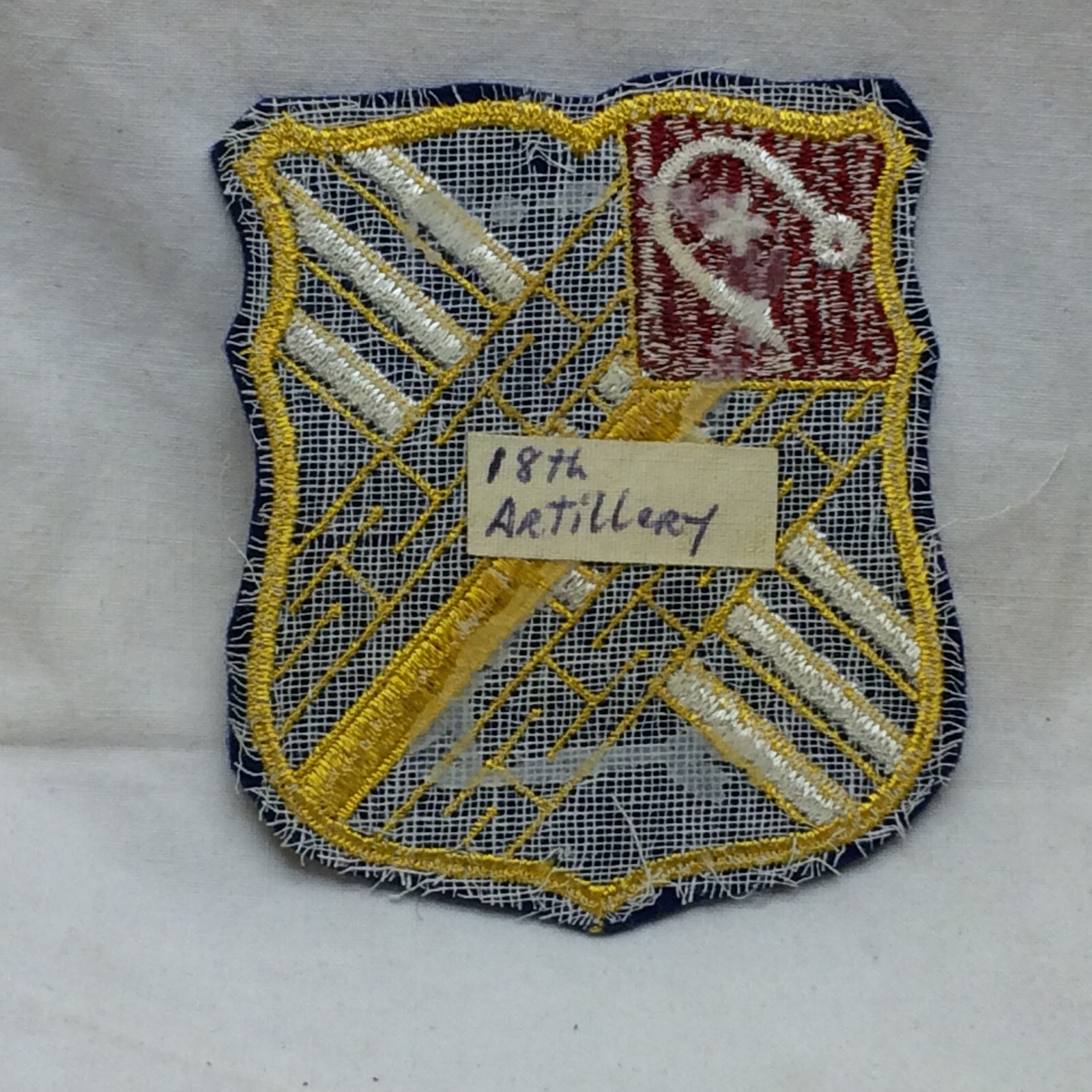 Military Patch Badge Army 18th Artillery Regiment 18 Blue Felt Variant ...