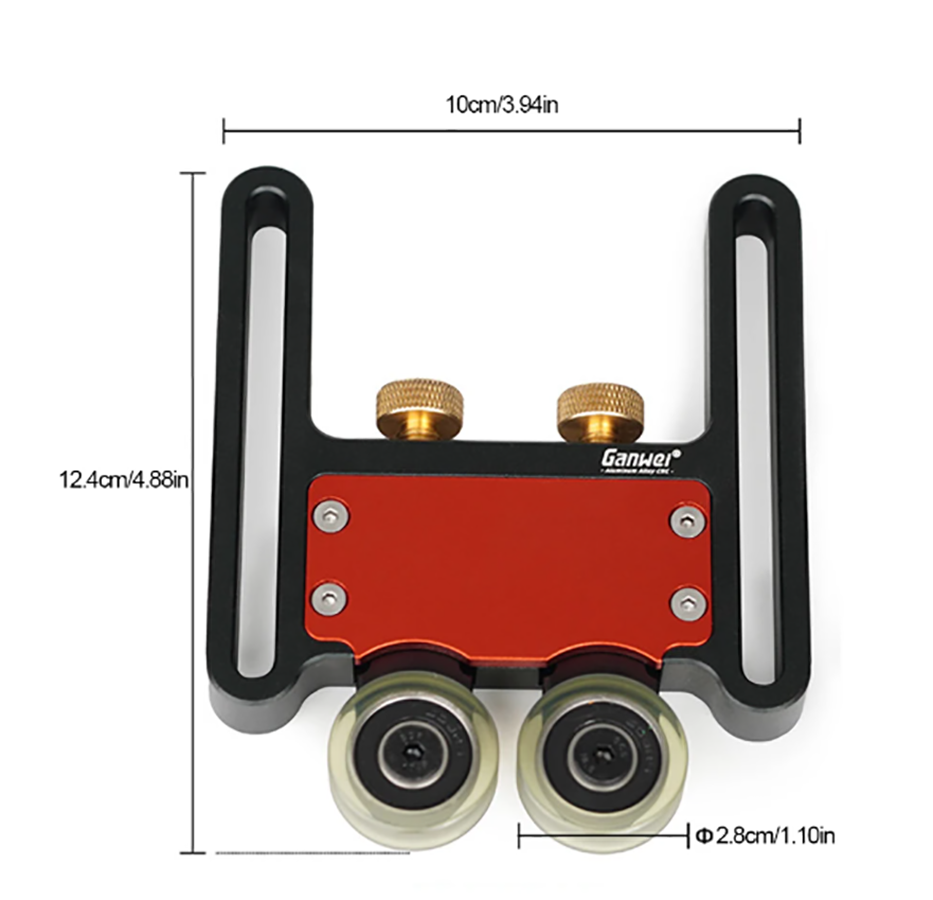 Table Saw Clear Cut Press Aluminum Alloy Stock Push Guide Tool ...