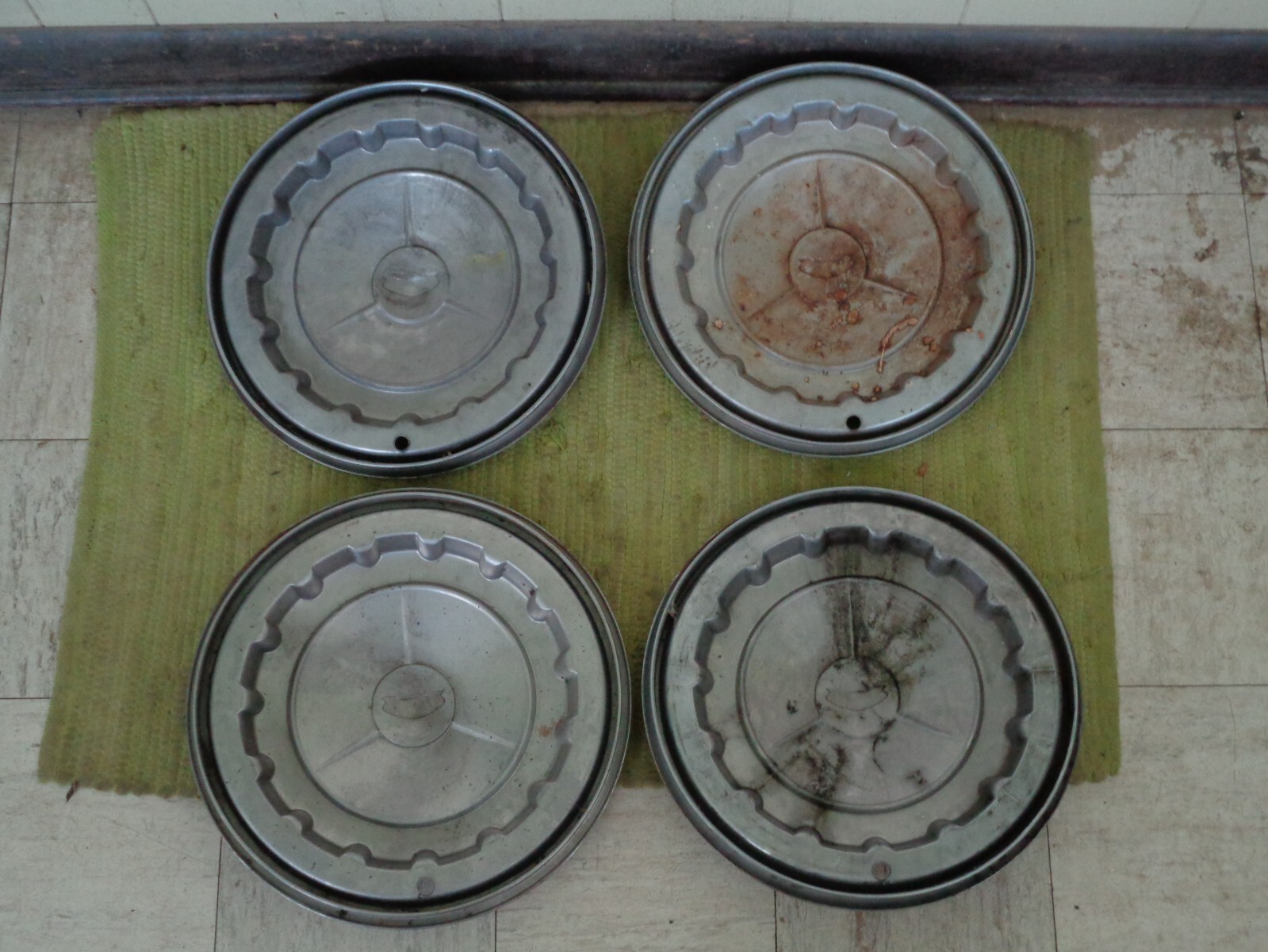 1957 Chevrolet Hub Caps 14" Set of 4 Chevy Hubcaps Wheel Covers 57 | OE ...