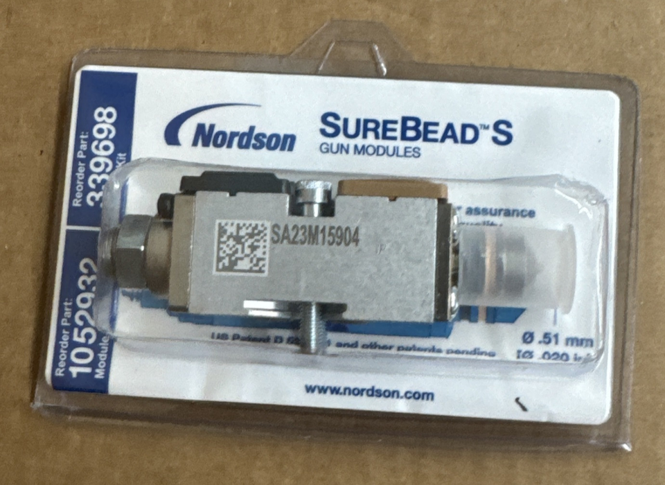 New Nordson 1052932 SureBead S Gun Module with Nozzle 339698 020 in. | eBay