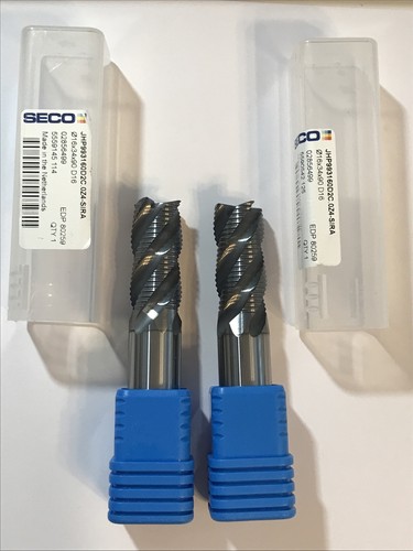 2 X 16mm End Mill SECO JHP993160D2C.0Z4-SIRA 4fl Rippa Carbide Cutter ...