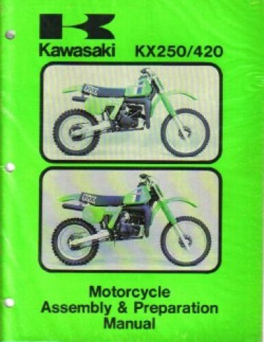 1980 Kawasaki KX420-A1 1980 Kawasaki KX250A6 Motorcycle Assembly ...