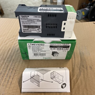 NIB SCHNEIDER LTMEV40BD EXPANSION MODULE TESYS T- 940492 24VDC LTM ...