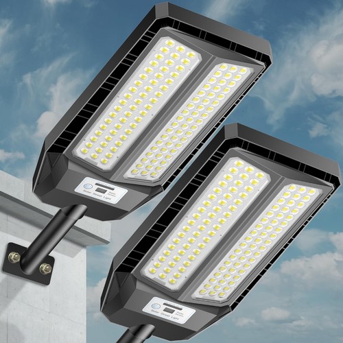 5000W Solar Street Lights Outdoor,7000K Outdoor LED Street Light Dusk ...