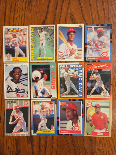 Eric Davis Baseball Card Lot - 12 cards | eBay