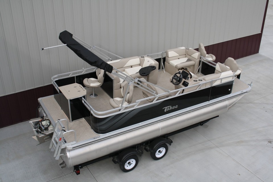 New 21 ft pontoon boat-40 Hp Mercury | eBay
