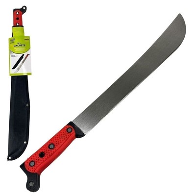 22" MACHETE WITH PLASTIC HANDLE AND STORAGE POUCH - G-12309-86 | eBay