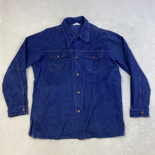 Vintage Early 80’s Montgomery Ward Denim Jacket, Brass Buttons, Unique ...