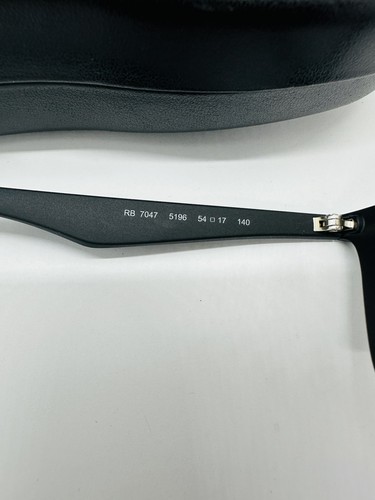 Ray-Ban Eyeglasses Frames & Case Model RB 7047 5196 Matte Black 54-17 ...