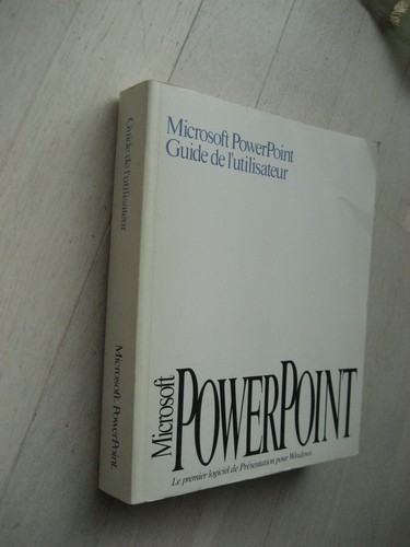livre microsoft power point 1992 | eBay