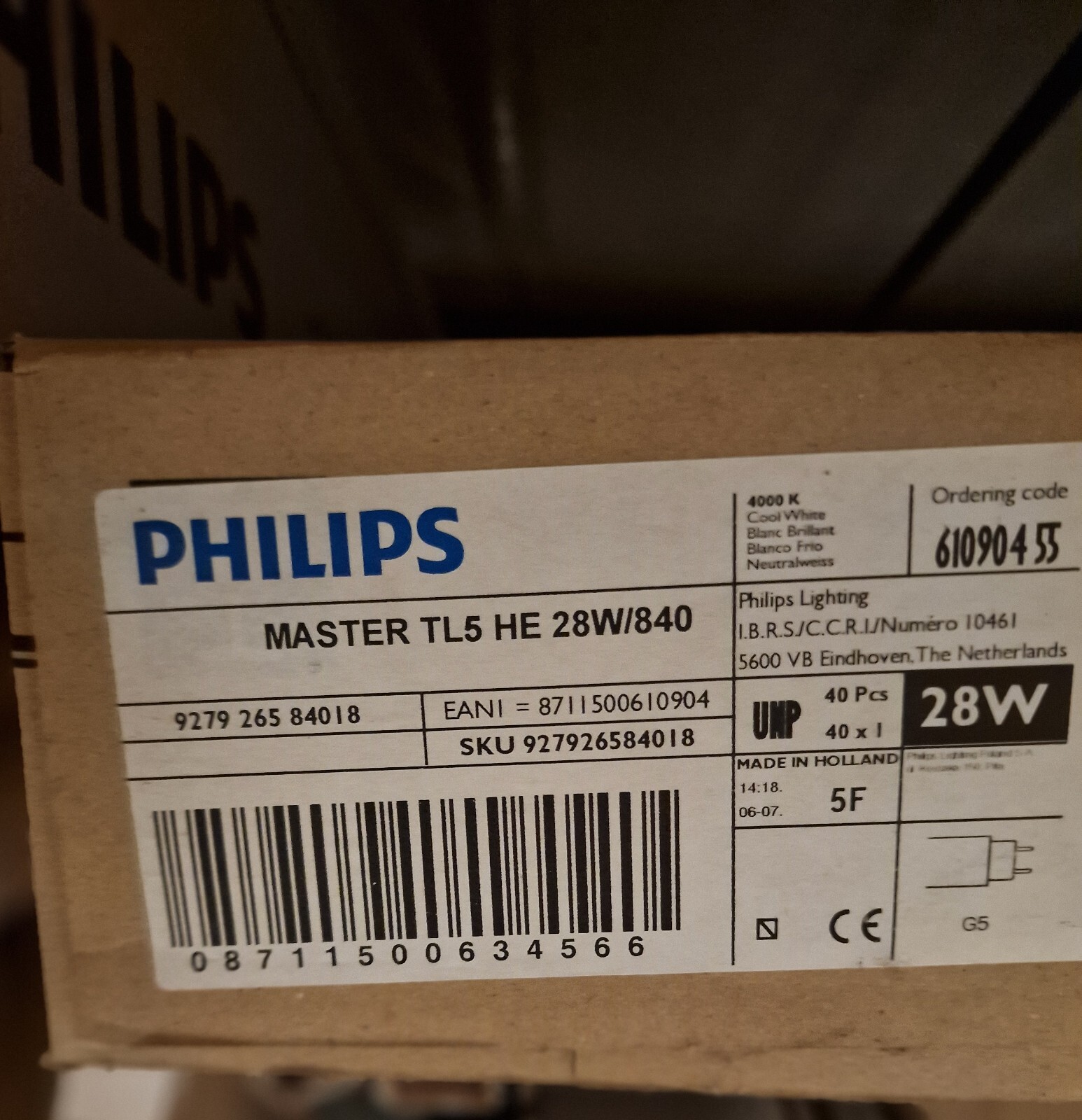 Philips Master TL5 HE 28W/840 Cool White Dimmable | eBay UK