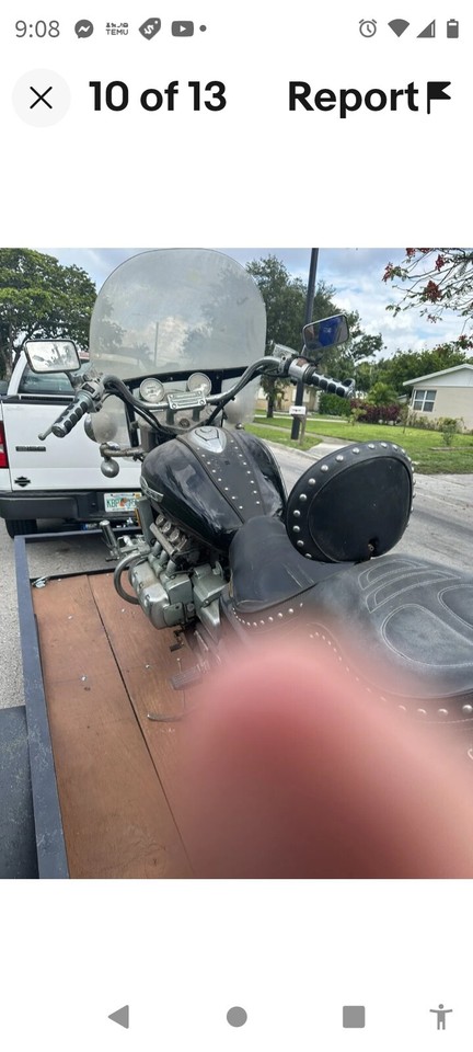 Honda Valkyrie Rear Fender Complete Bike