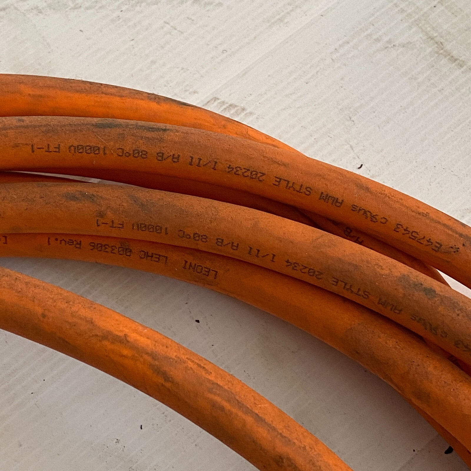 Servo Motor Power Cable approx 6m E47543 AWM STYLE 20234 LEONI LEHC ...