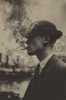 Vintage Photo of Man in suit smoking - 1920's rare photography - 176 | eBay