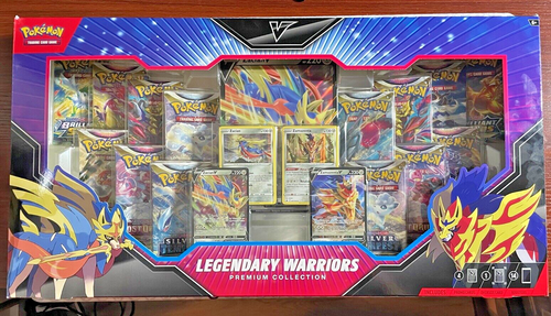 Legendary Warriors Premium Collection WALMART EXCLUSIVE Pokemon TCG ...