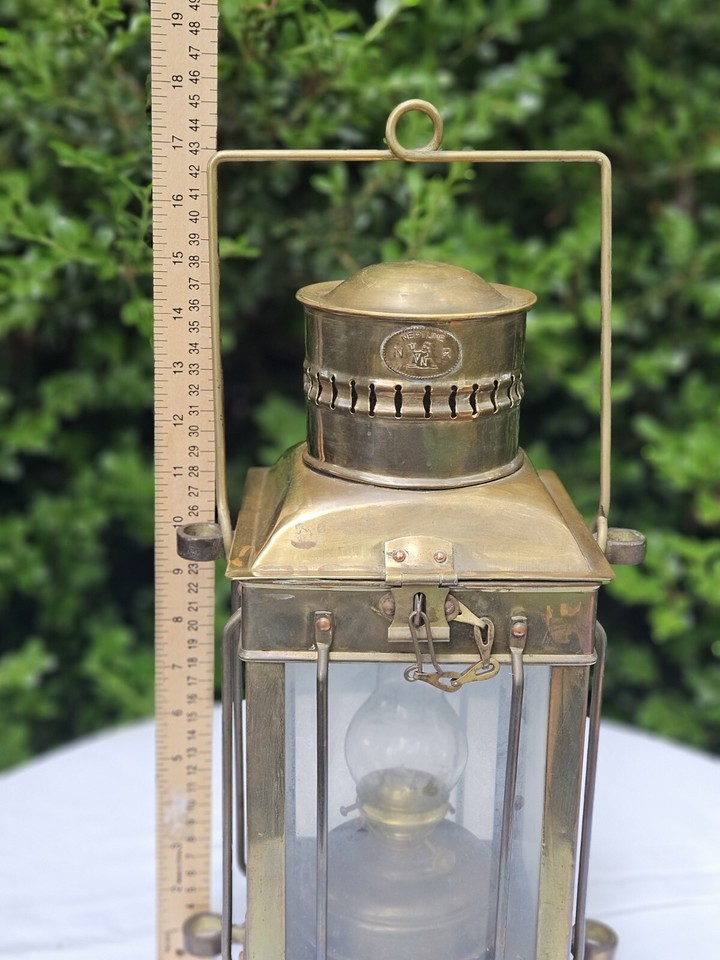 Neptune NR Brass Ship Lantern, Oil Lantern, Original Vintage, Original ...