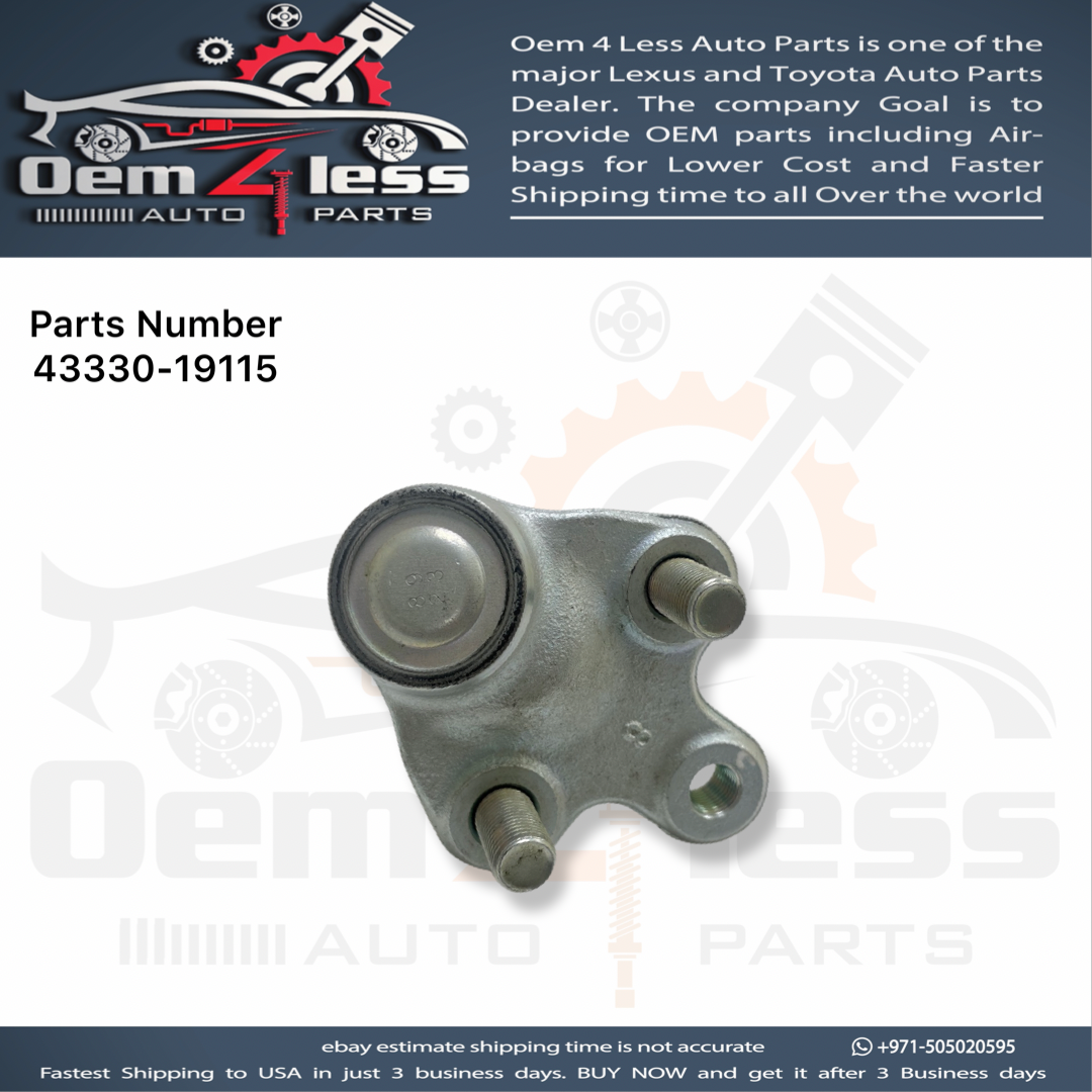 Toyota Corolla Front Suspension Ball Joint Right 2003 To 2008 OEM 43330 ...