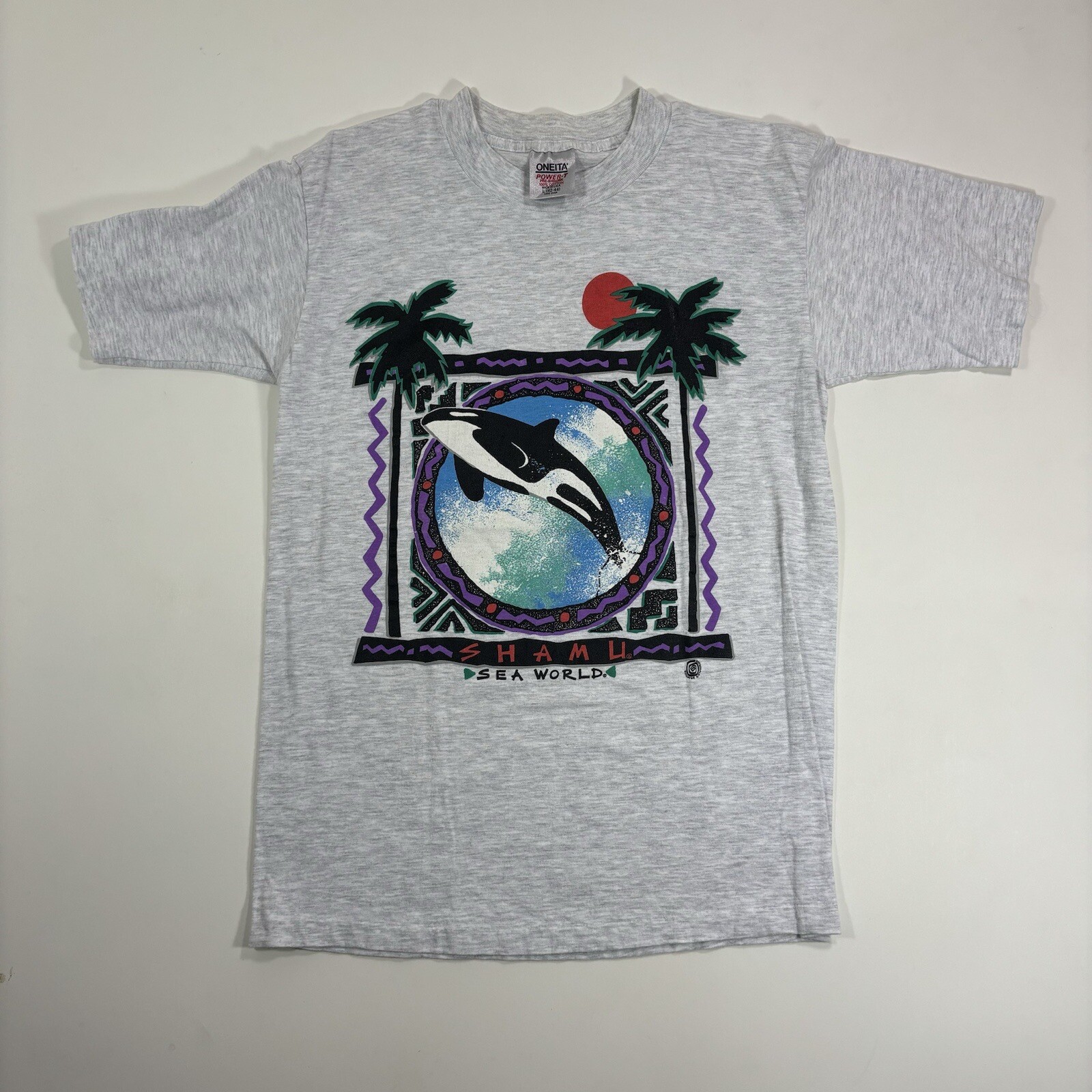 Vintage 80’s/90's Sea World Shamu Single Stitched T-Shirt Medium Oneita ...