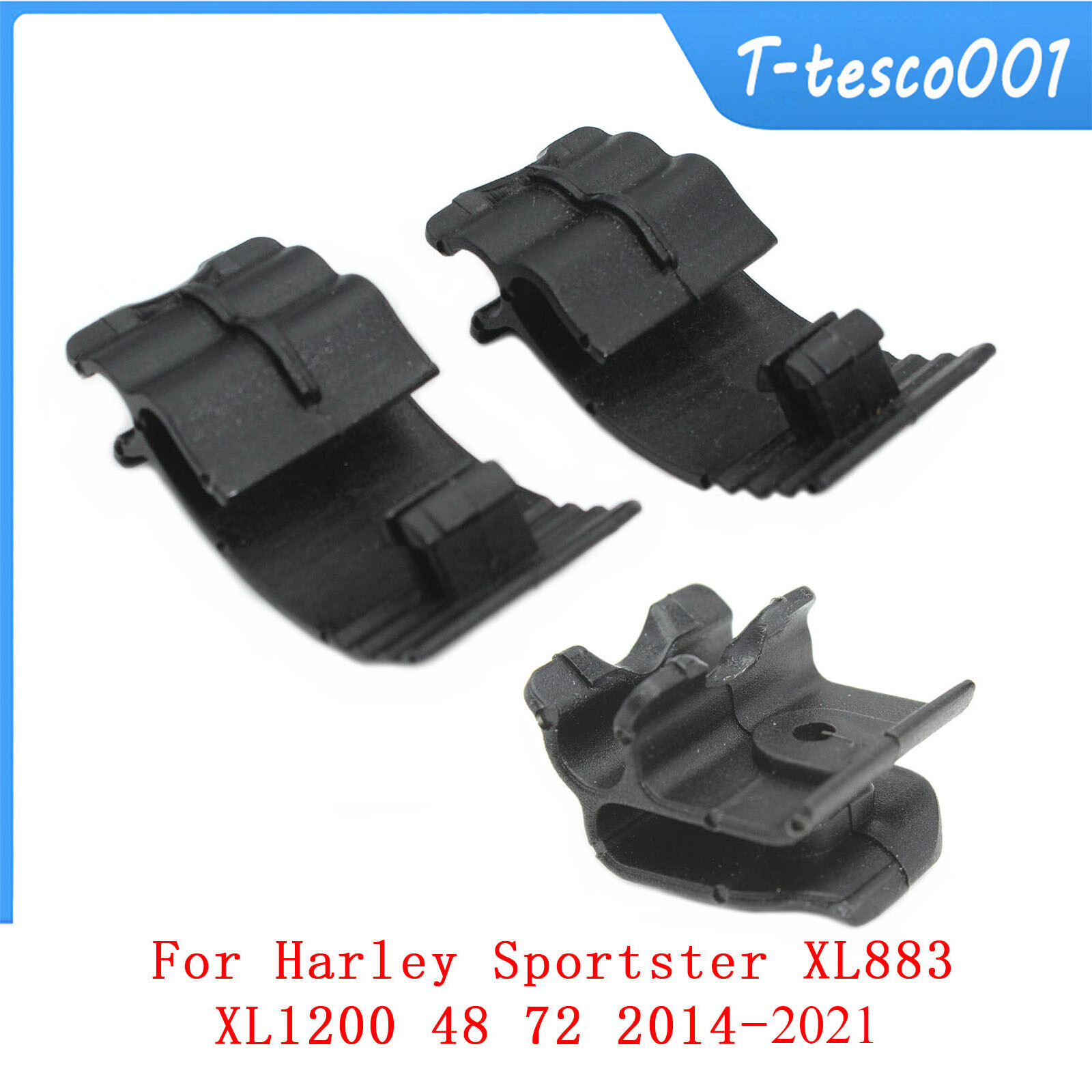 Left Side Battery Cover Clips For Harley Sportster XL883 XL1200 48 72 ...