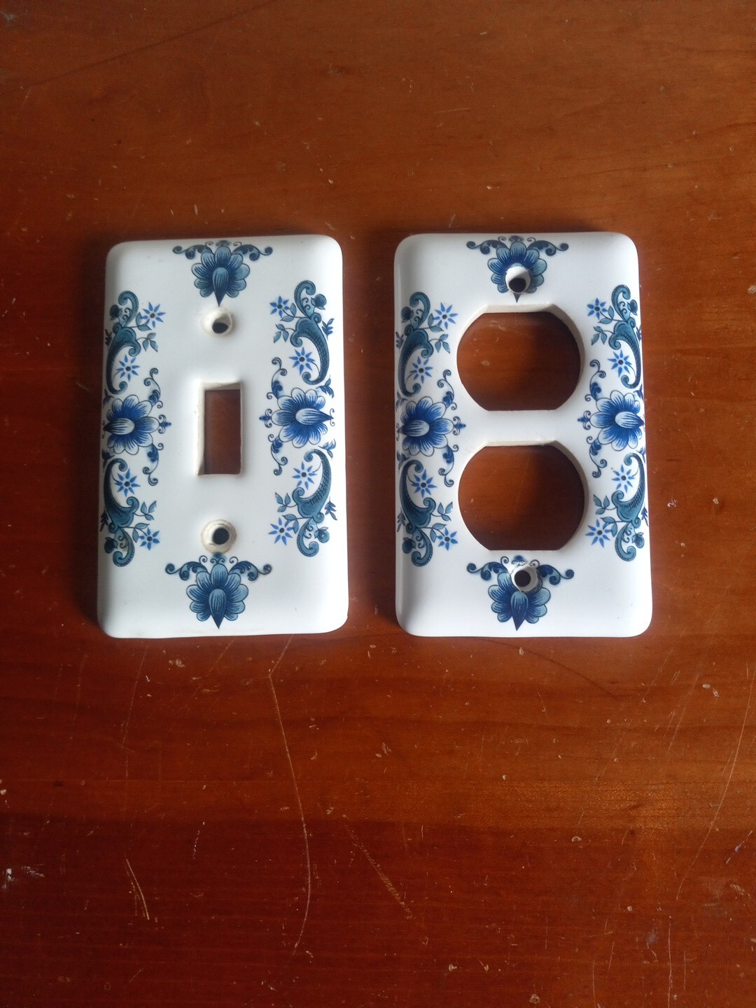 Vintage Ceramic Porcelain light Switch and Duplex Outlet Receptacle ...