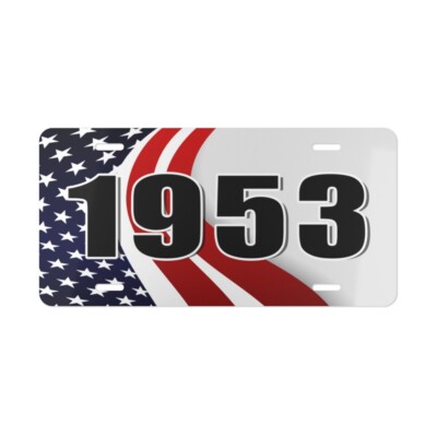 1953 Metal Year License Plate Buick Chevrolet Chevy Ford Oldsmobile ...