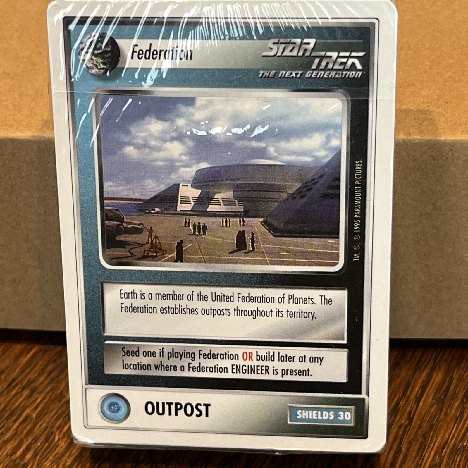 Vintage 1995 Star Trek Next Generation Card Game Booster Deck ...