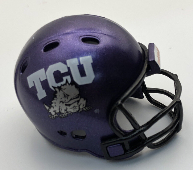 TEXAS CHRISTIAN "Horned Frogs" Riddell Pocket Pro Football Helmet NCAA ...