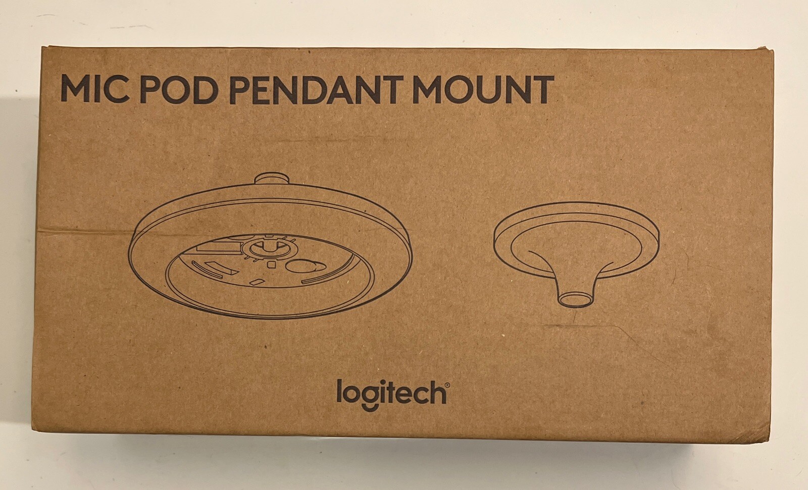 Logitech 952-000123 White Microphone Pod Pendant Mount for sale online ...