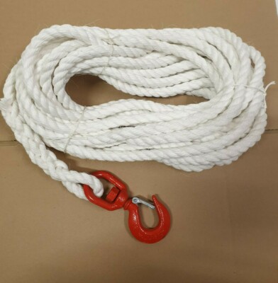 18mm Gin Wheel Rope With Swivel Hook - Scaffolding - Staple Spun ...