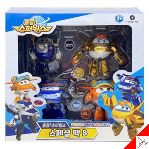 Super Wings Season6 Special Pack B Transformer Robot-Bong Sunny Leo ...