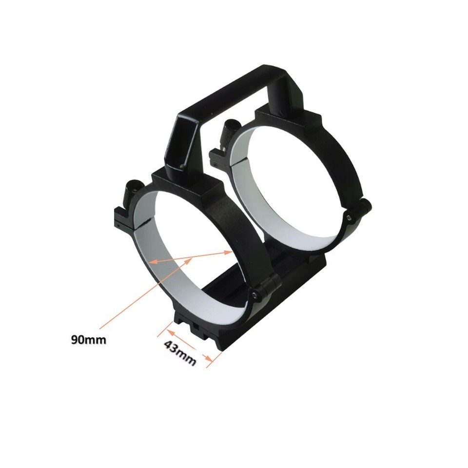 Astronomical telescope ring 90mm, Optical tube clamp fits Celestron ...