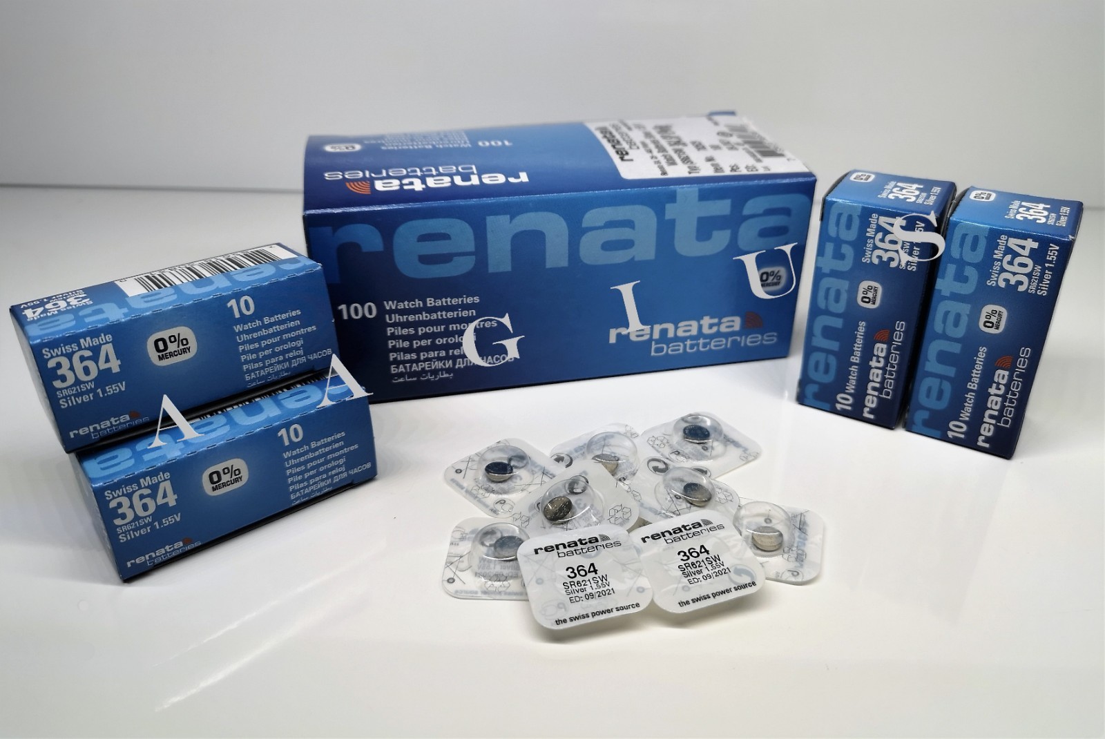 Renata Watch Batteries - Swiss Made - BUY 2 GET 1 FREE 364 371 377 337 ...