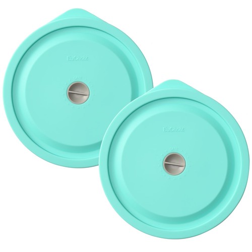 Replacement Lids for Pyrex 7201-PC 4 Cup Silicone Round Storage Cover ...