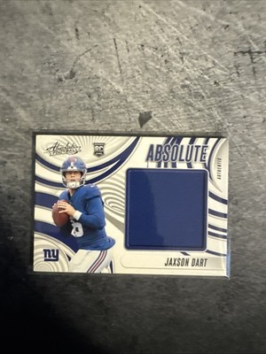 2025 Panini Absolute Football Jaxson Dart RC Rookie Jersey Patch #AJ ...
