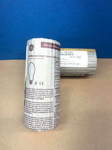 General Electric 17113 Mercury Vapor HID Light Bulb 100 WATT H38 ...