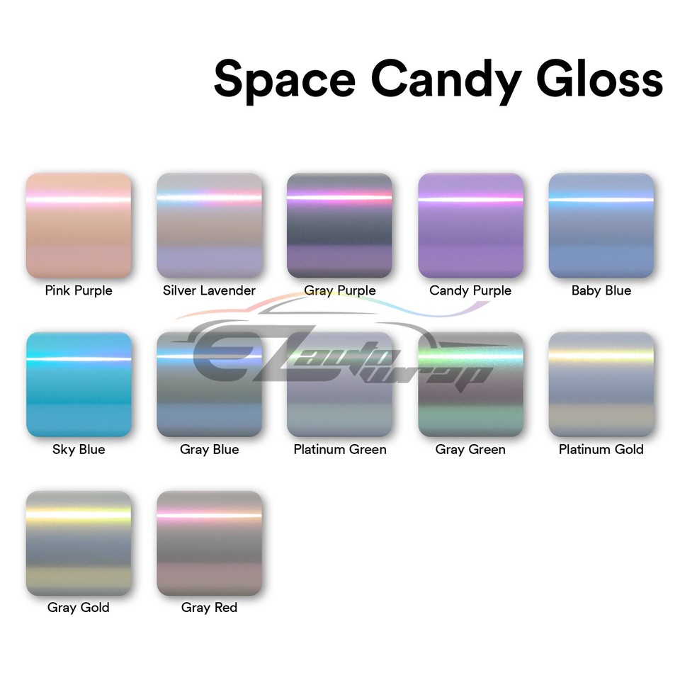 Space Candy Gloss Gray Purple Metallic Sticker Decal Car Vinyl Wrap ...