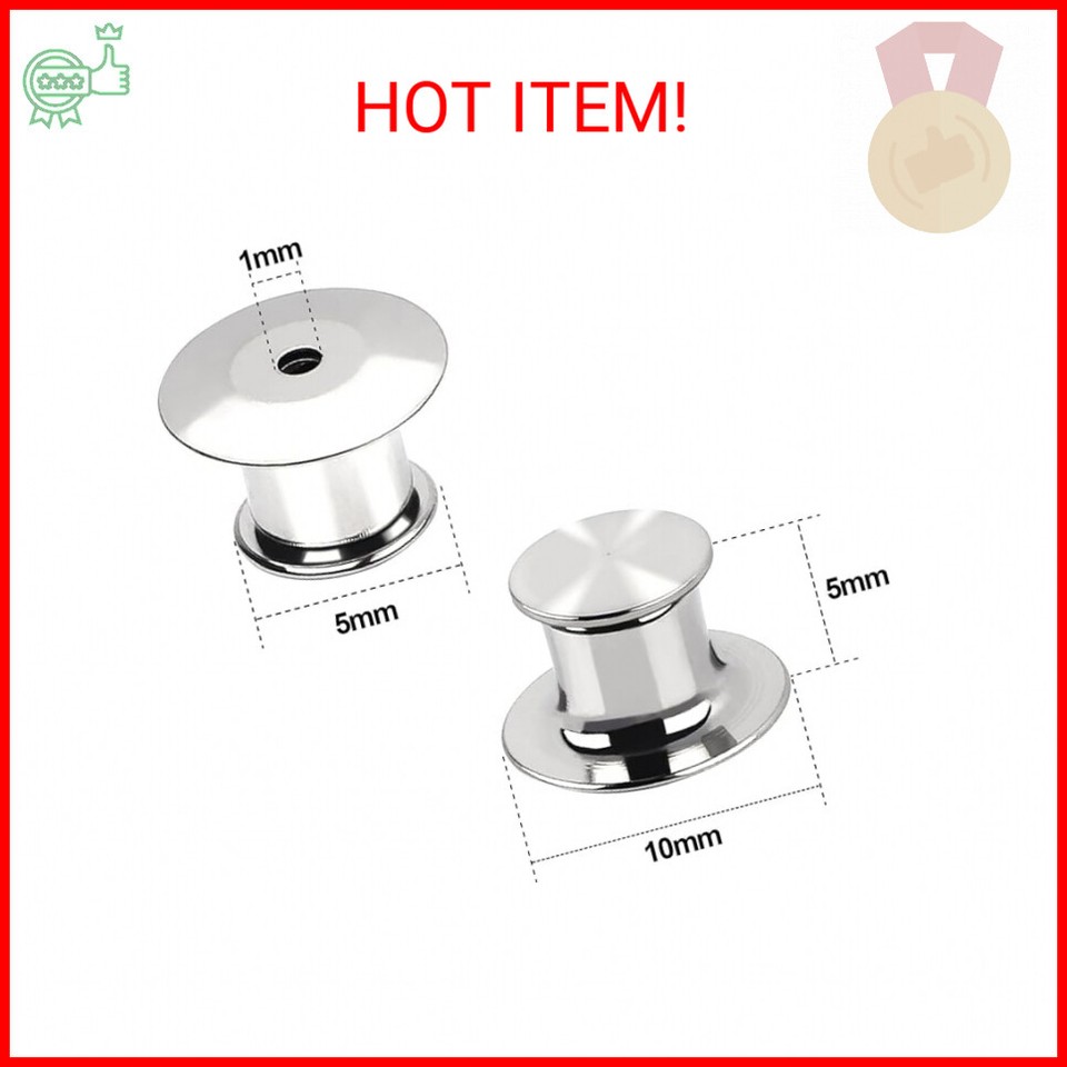 30 Pieces Metal Pin Backs Locking Pin Keepers Locking Clasp | eBay