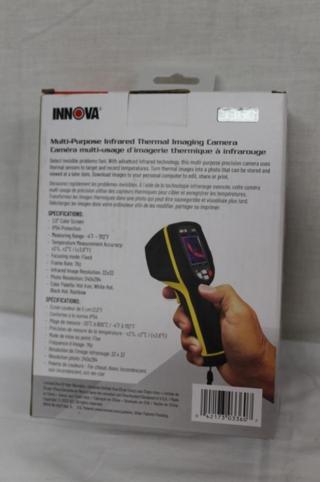 Innova 3360 Infrared Thermal Imaging Inspection Camera - New! | eBay