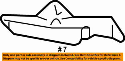 53814-35070 Toyota Extension, front fender, lh 5381435070, New Genuine ...